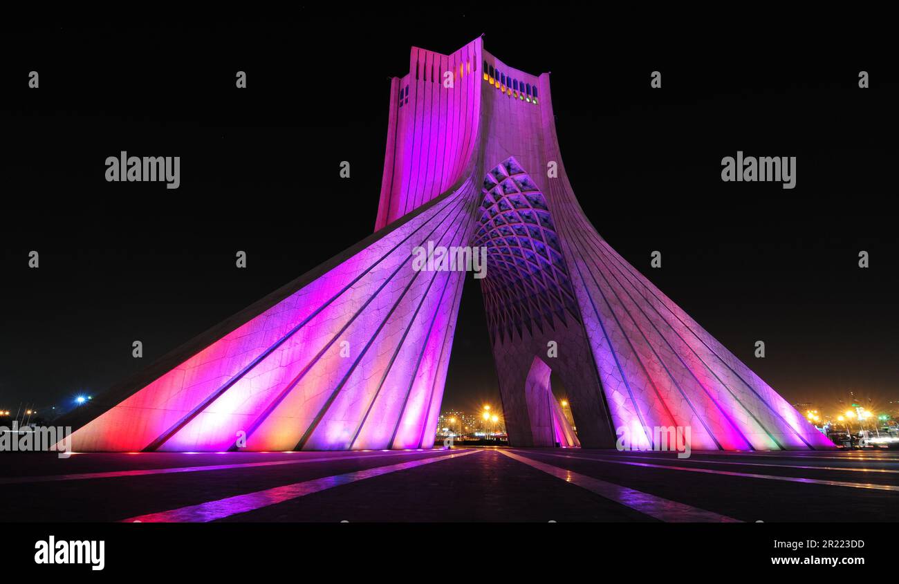 The Azadi Tower is a tourist attraction located in Tehran, the capital ...