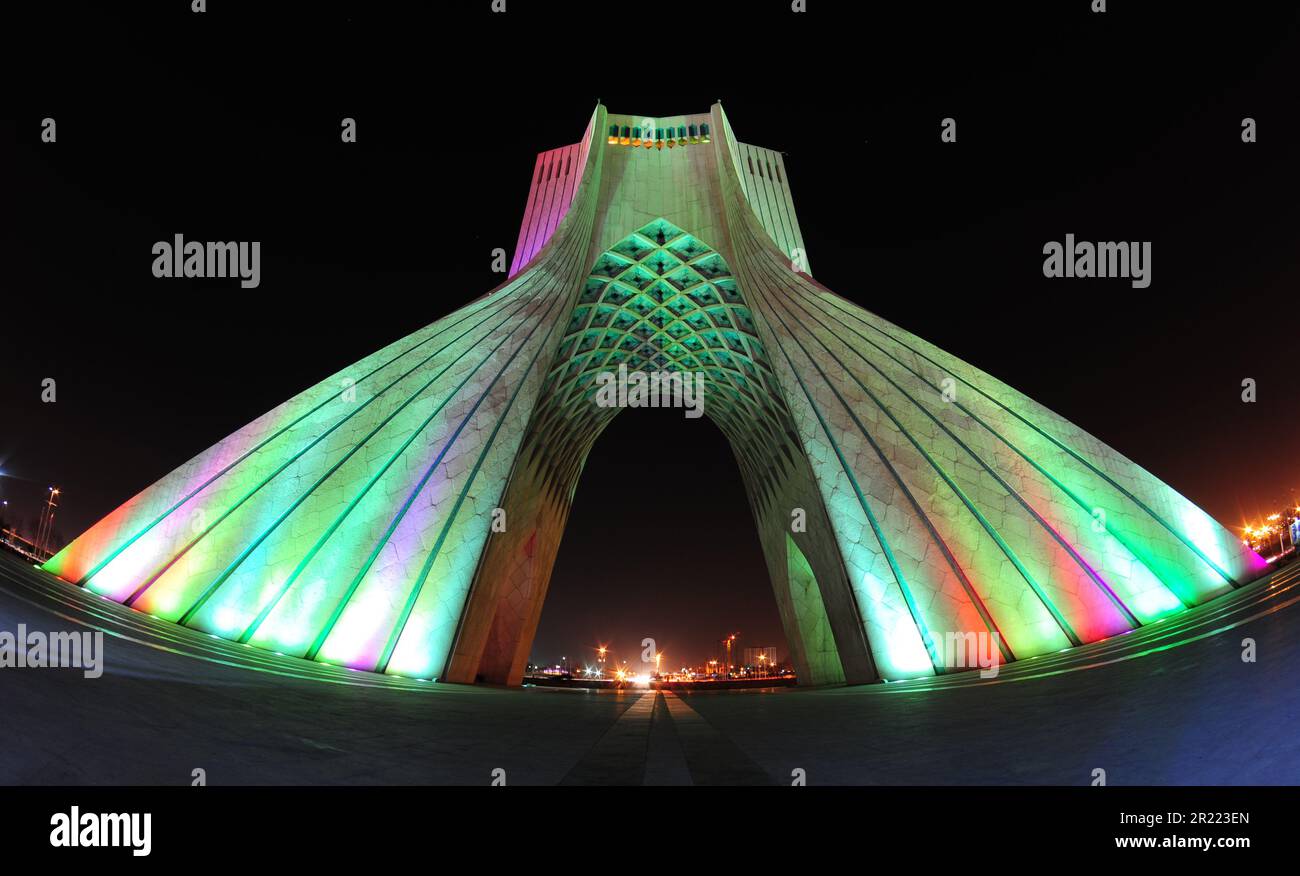 The Azadi Tower is a tourist attraction located in Tehran, the capital ...
