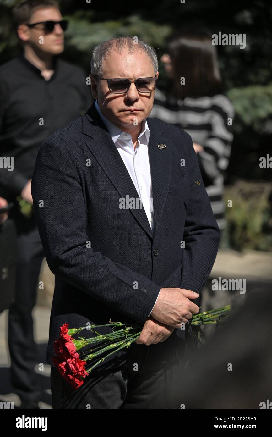 Moscow, Russia. 16th May, 2023. Farewell ceremony for President of the National Association of ...