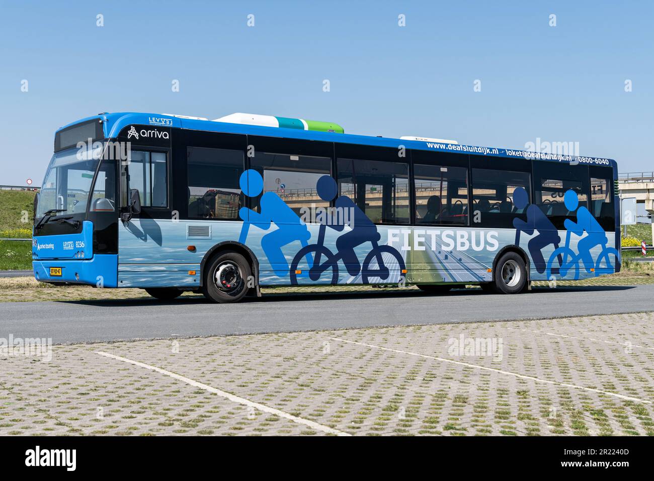 arriva VDL Ambassador ALE-120 fietsbus Stock Photo - Alamy