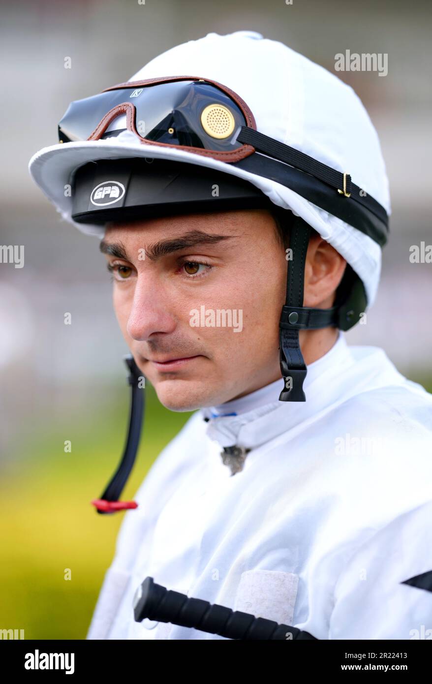 Jockey Jefferson Smith prior to competing in the Athlone Handicap at ...