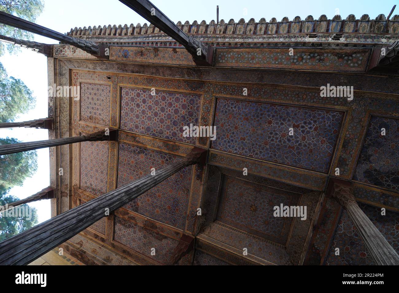 Located in Isfahan, Iran, the Chehel Sotun Palace was built by the ...