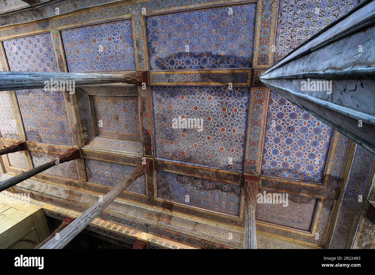 Located in Isfahan, Iran, the Chehel Sotun Palace was built by the ...