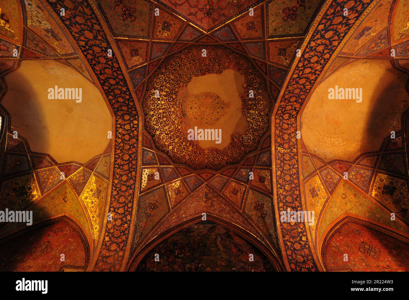 Located in Isfahan, Iran, the Chehel Sotun Palace was built by the ...