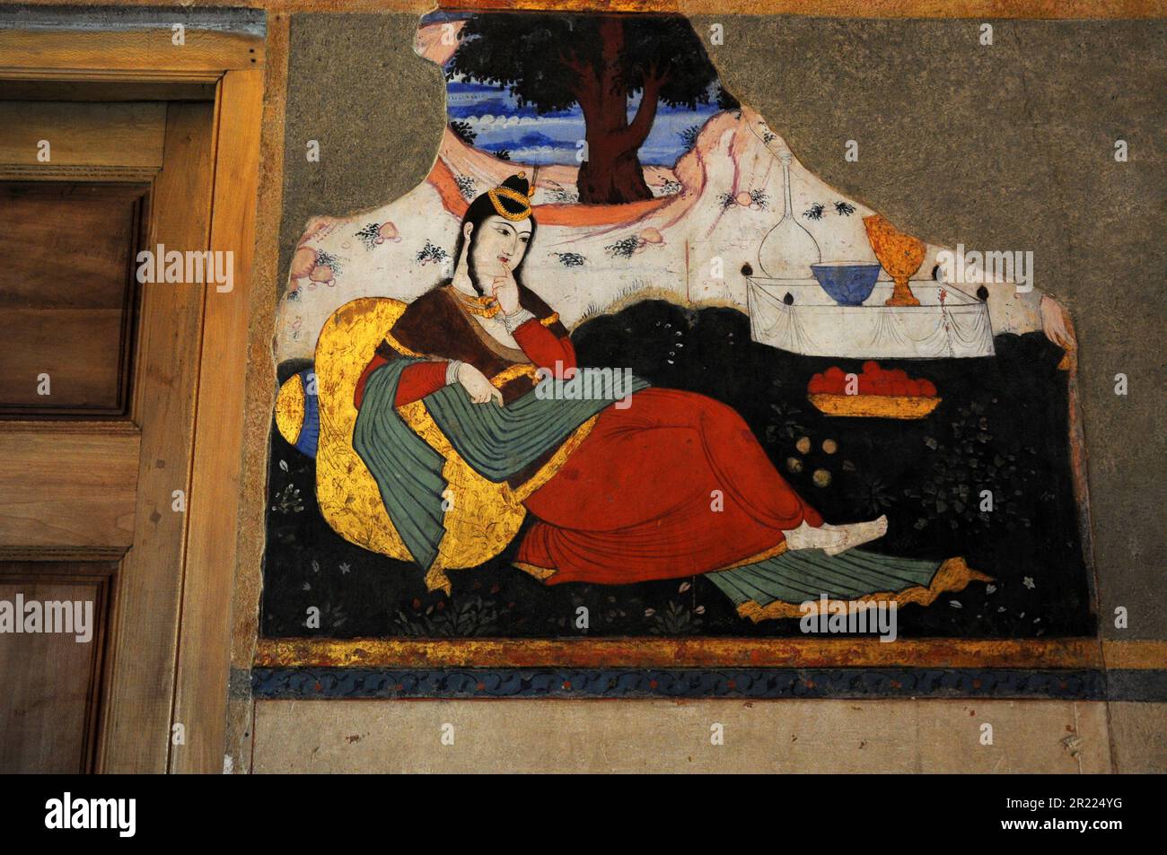 Located in Isfahan, Iran, the Chehel Sotun Palace was built by the ...