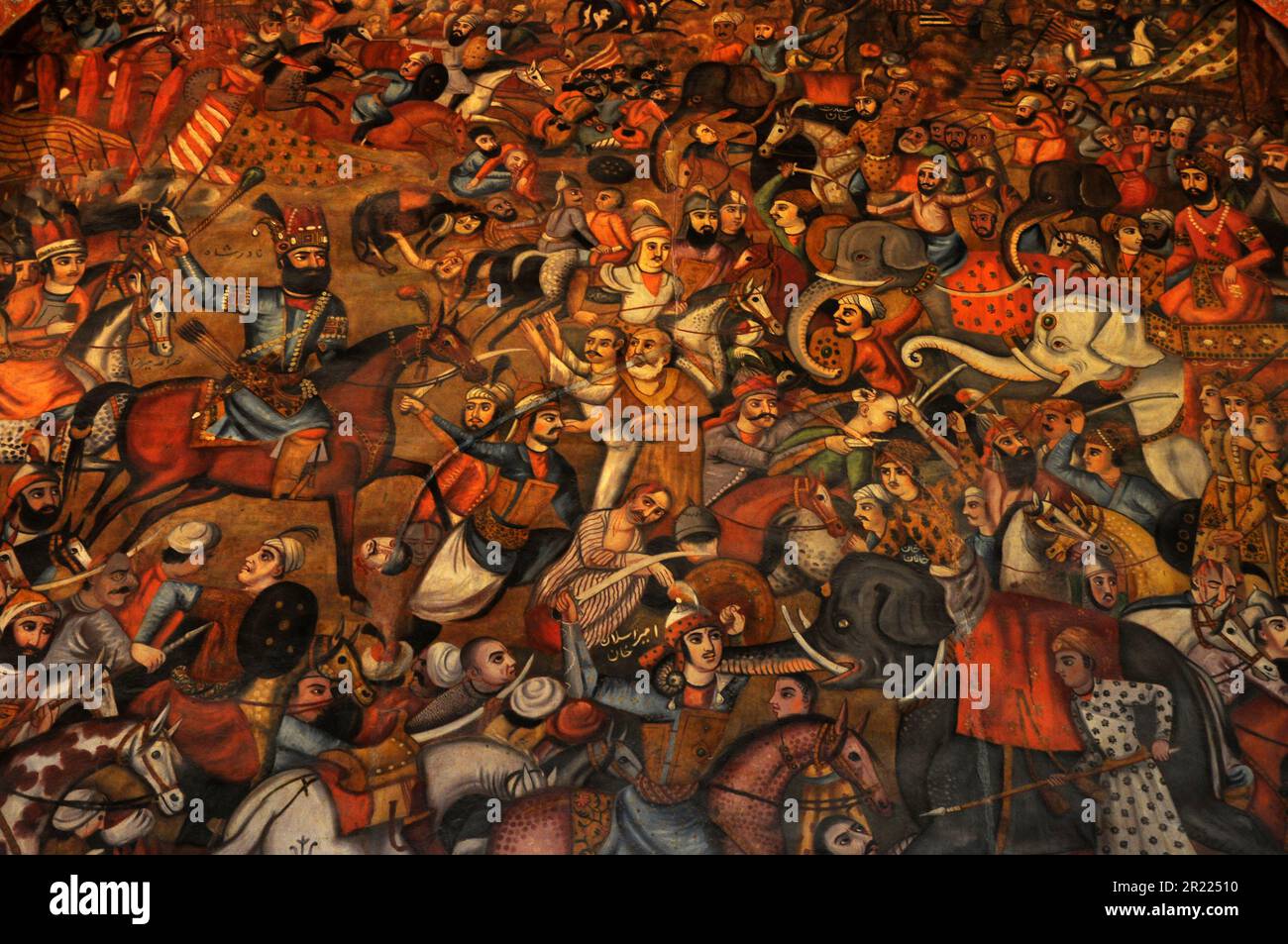 Located in Isfahan, Iran, the Chehel Sotun Palace was built by the ...