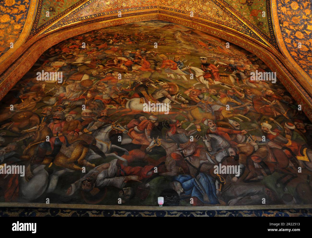 Located in Isfahan, Iran, the Chehel Sotun Palace was built by the ...