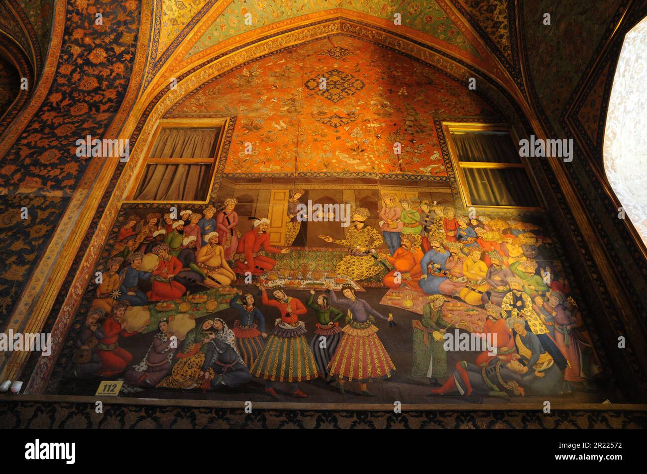 Located in Isfahan, Iran, the Chehel Sotun Palace was built by the ...