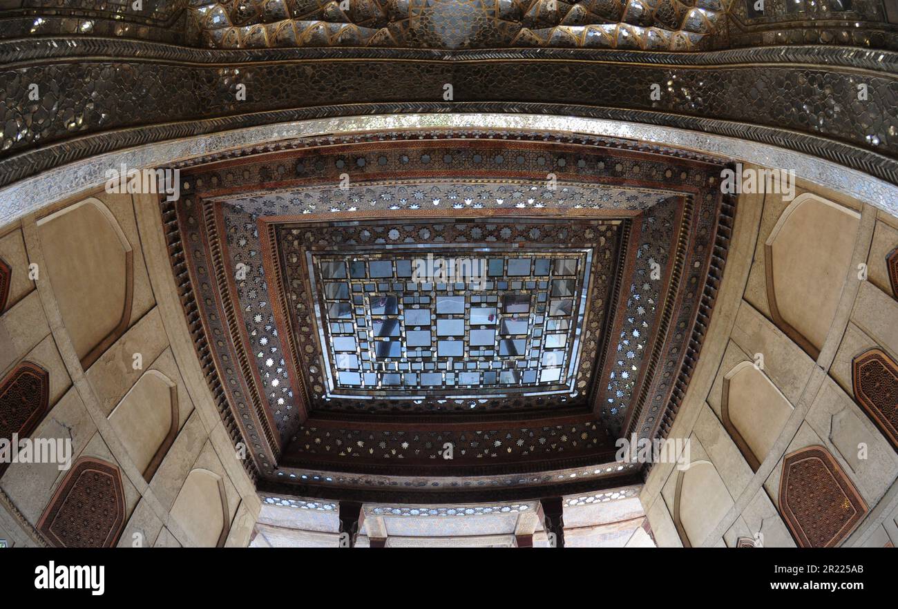 Located in Isfahan, Iran, the Chehel Sotun Palace was built by the ...