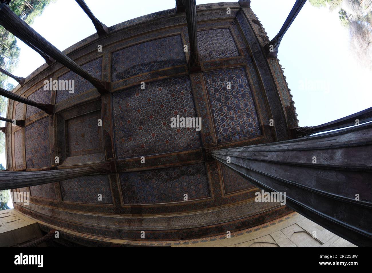 Located in Isfahan, Iran, the Chehel Sotun Palace was built by the ...