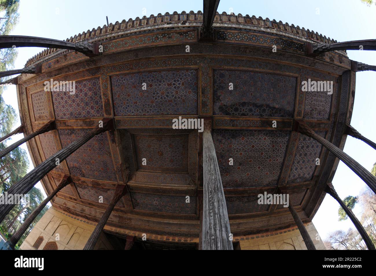 Located in Isfahan, Iran, the Chehel Sotun Palace was built by the ...