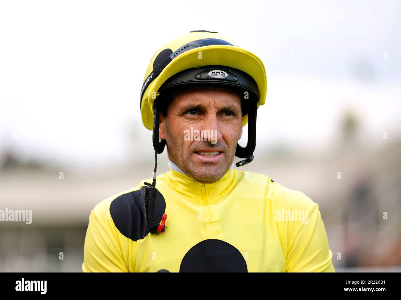Jockey Neil Callan prior to competing in the Heron Stakes at Sandown ...