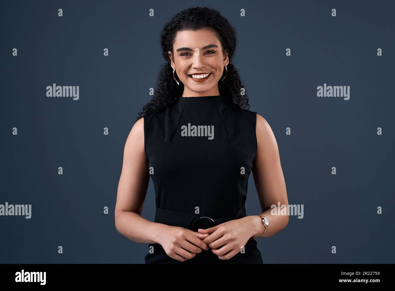 Self-confidence is the best outfit to wear. Cropped portrait of an attractive young ...