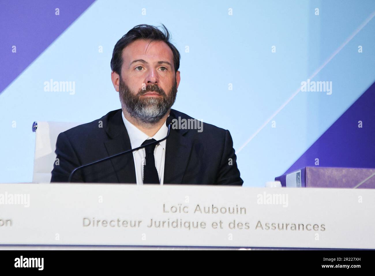 Paris, France. 16th May, 2023. Loic Aubouin General Cousel and Chief ...