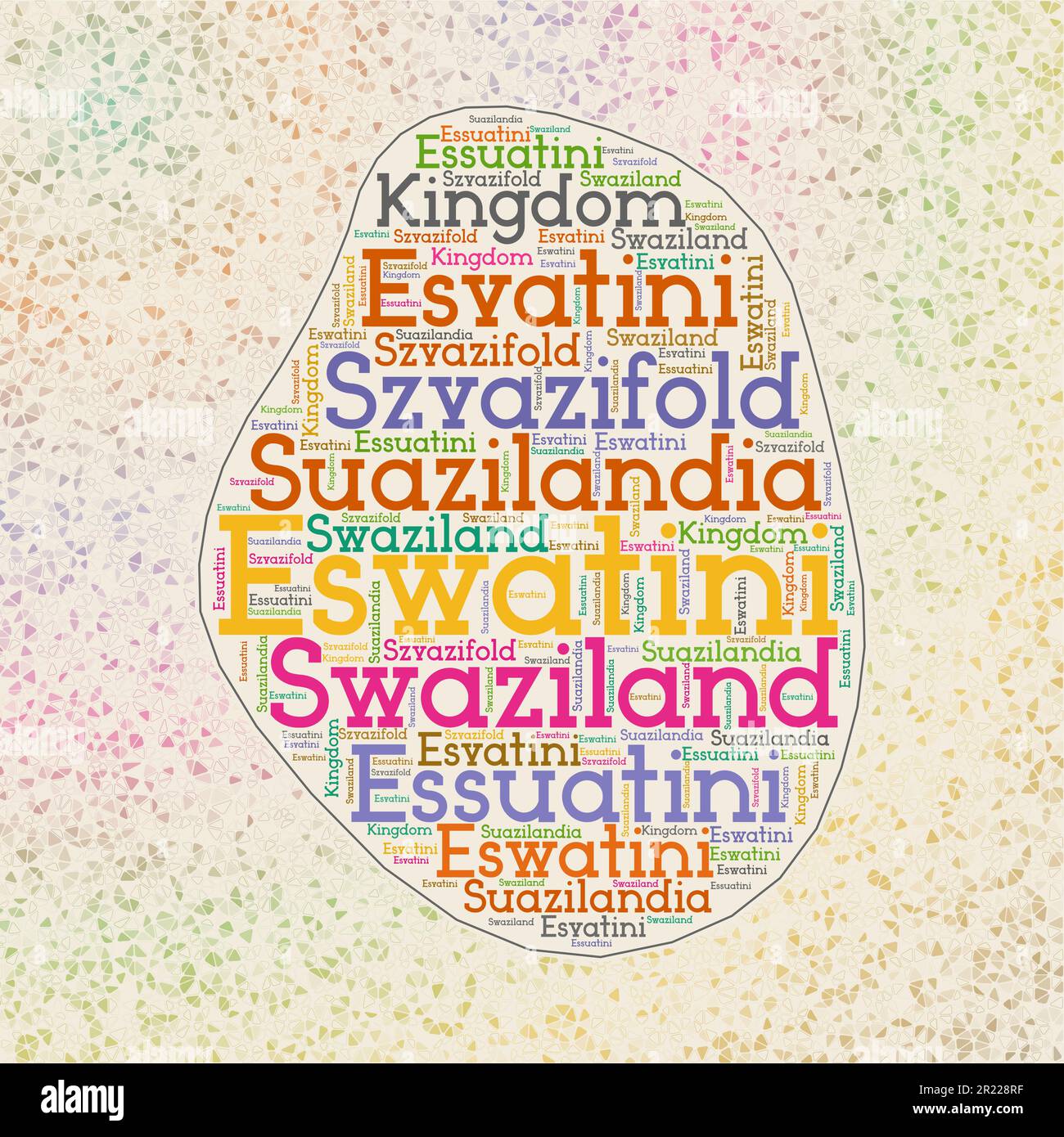 Eswatini wordcloud hi-res stock photography and images - Alamy