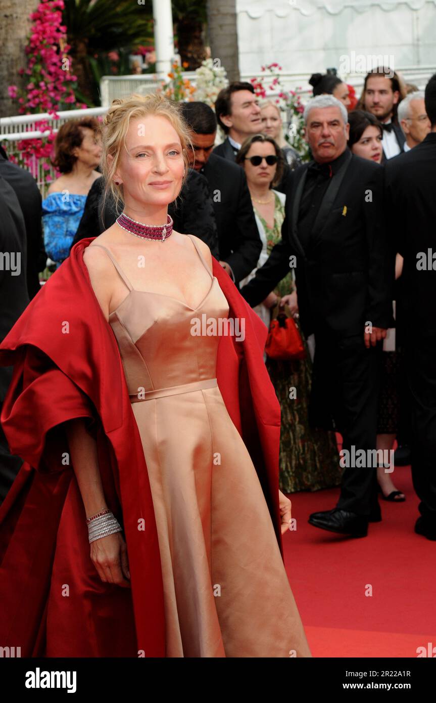 JEANNE BARRY red carpet for the opening of the 76th Cannes Film ...