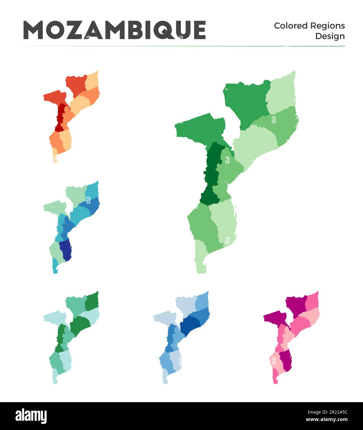 Mozambique map collection. Borders of Mozambique for your infographic ...