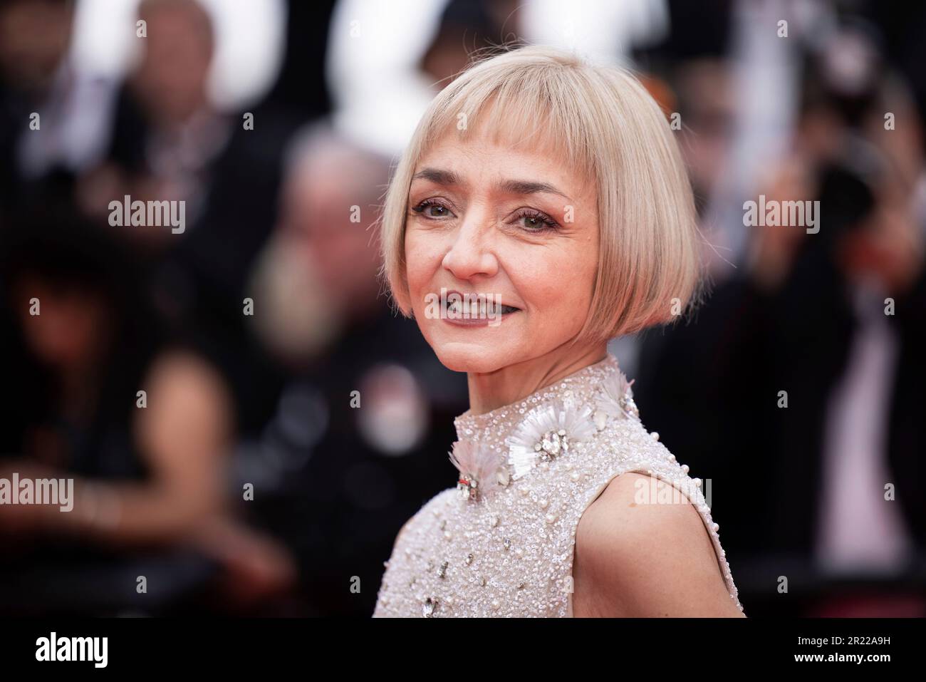 Maria de Medeiros poses for photographers upon arrival at the opening ...