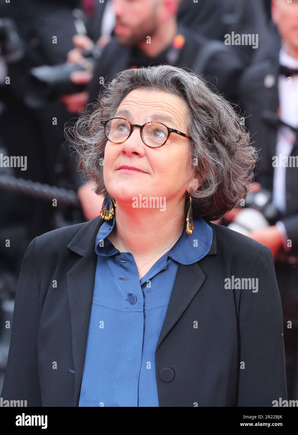 Cannes, France, 16th May, 2023. Nathalie Durand on the red carpet at ...