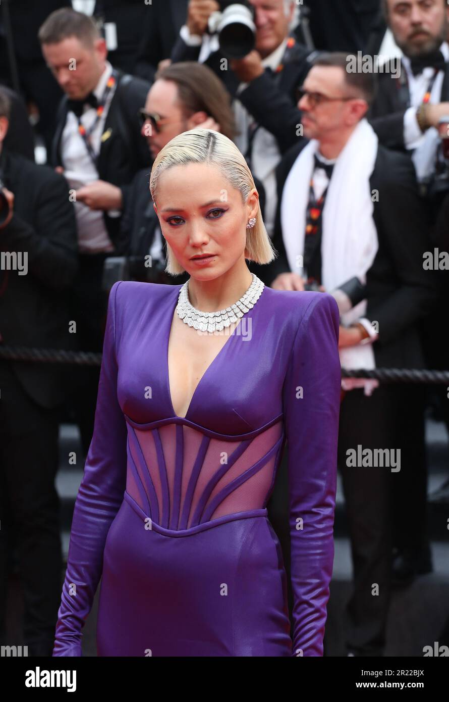 Cannes, France, 16th May, 2023. Pom Klementieff on the red carpet at ...