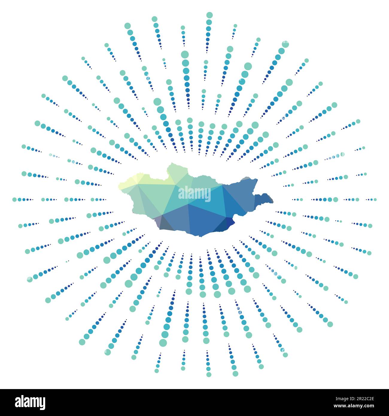Mongolia digital map Stock Vector Images - Alamy