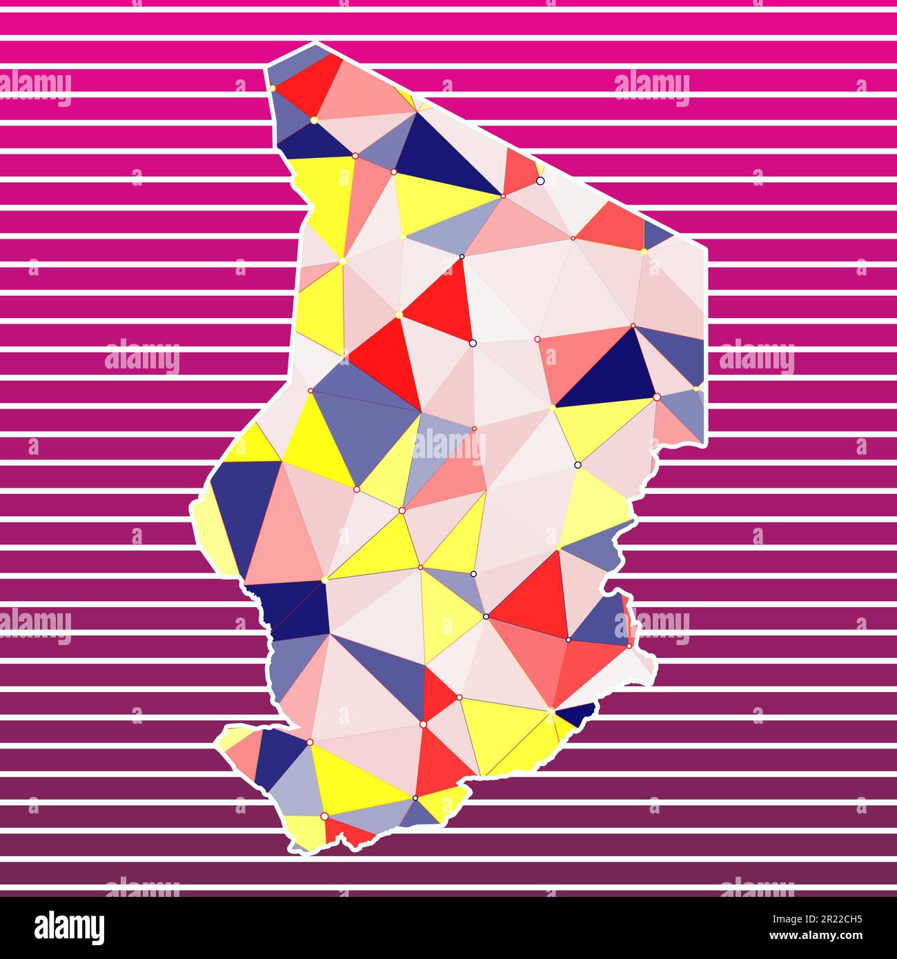Chad vector illustration. Chad design on gradient stripes background ...