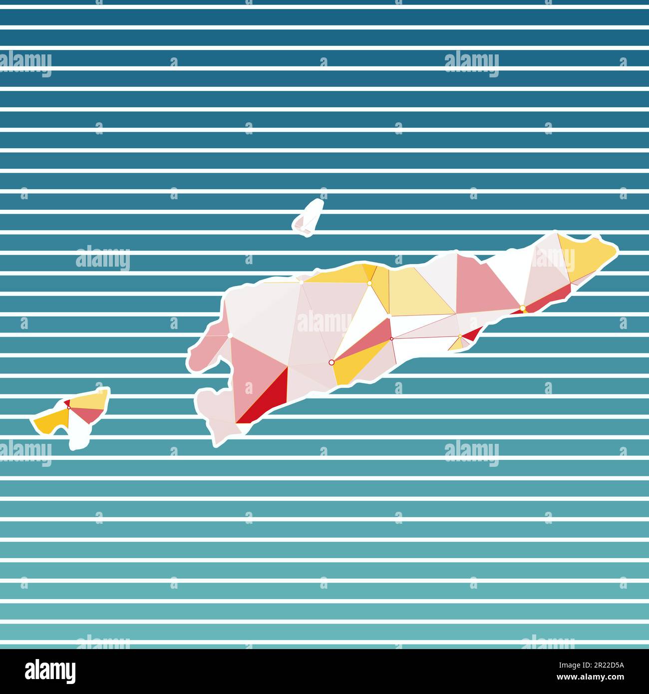 Timor-Leste vector illustration. Timor-Leste design on gradient stripes ...