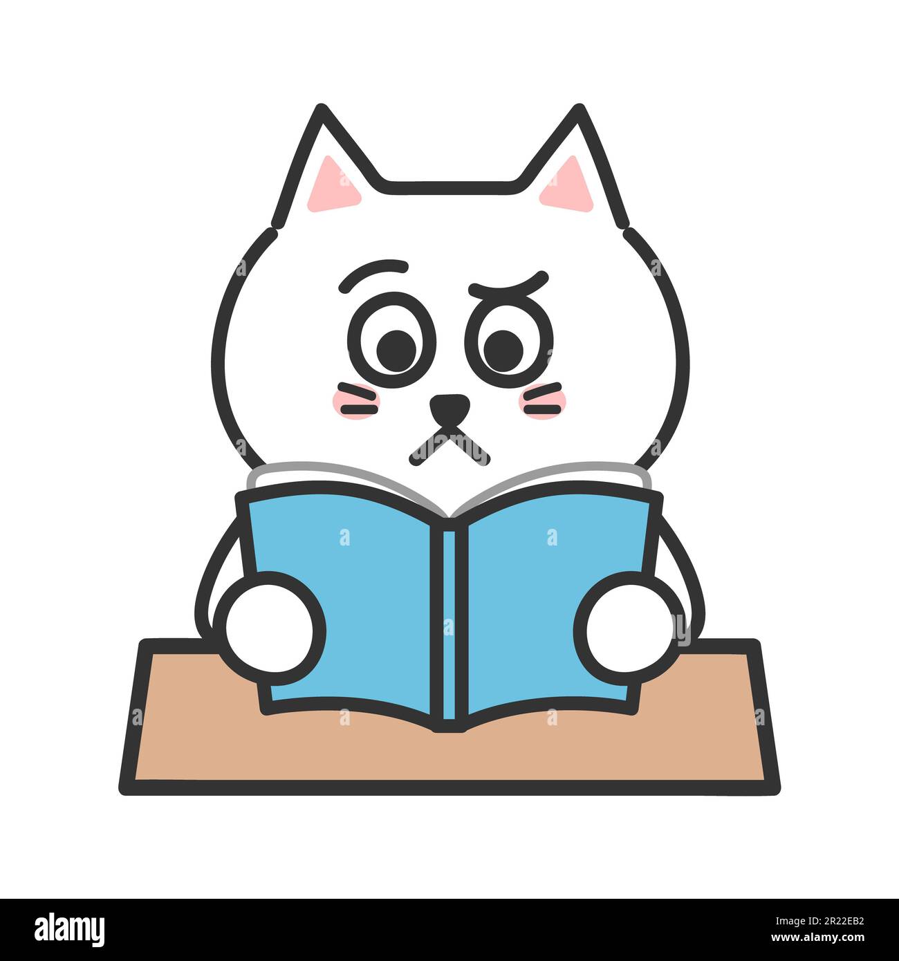 Cartoon cat expression Cut Out Stock Images & Pictures - Alamy
