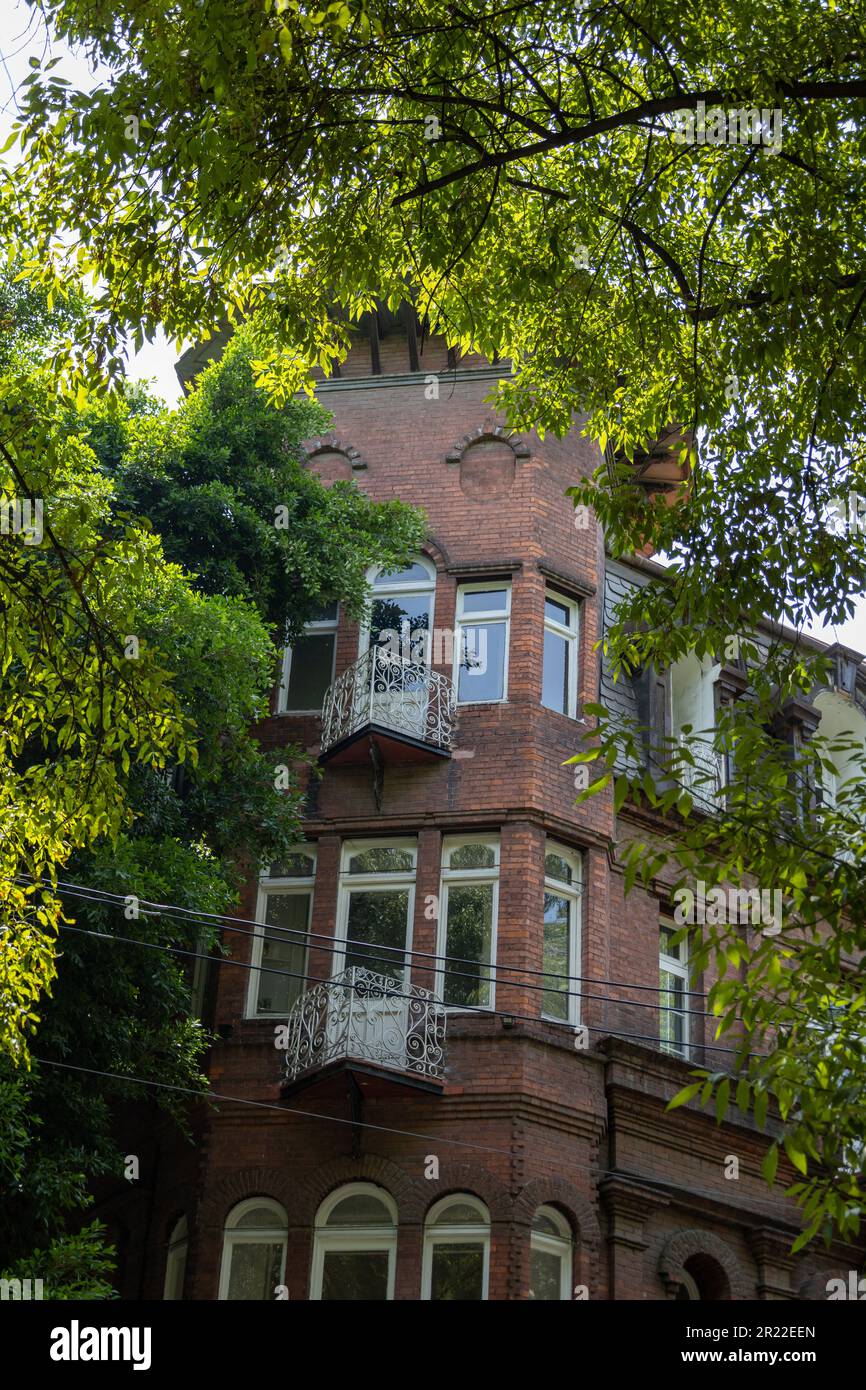 Mexico City, Mexico, May 07, 2023: House of Witches Behind Trees ...