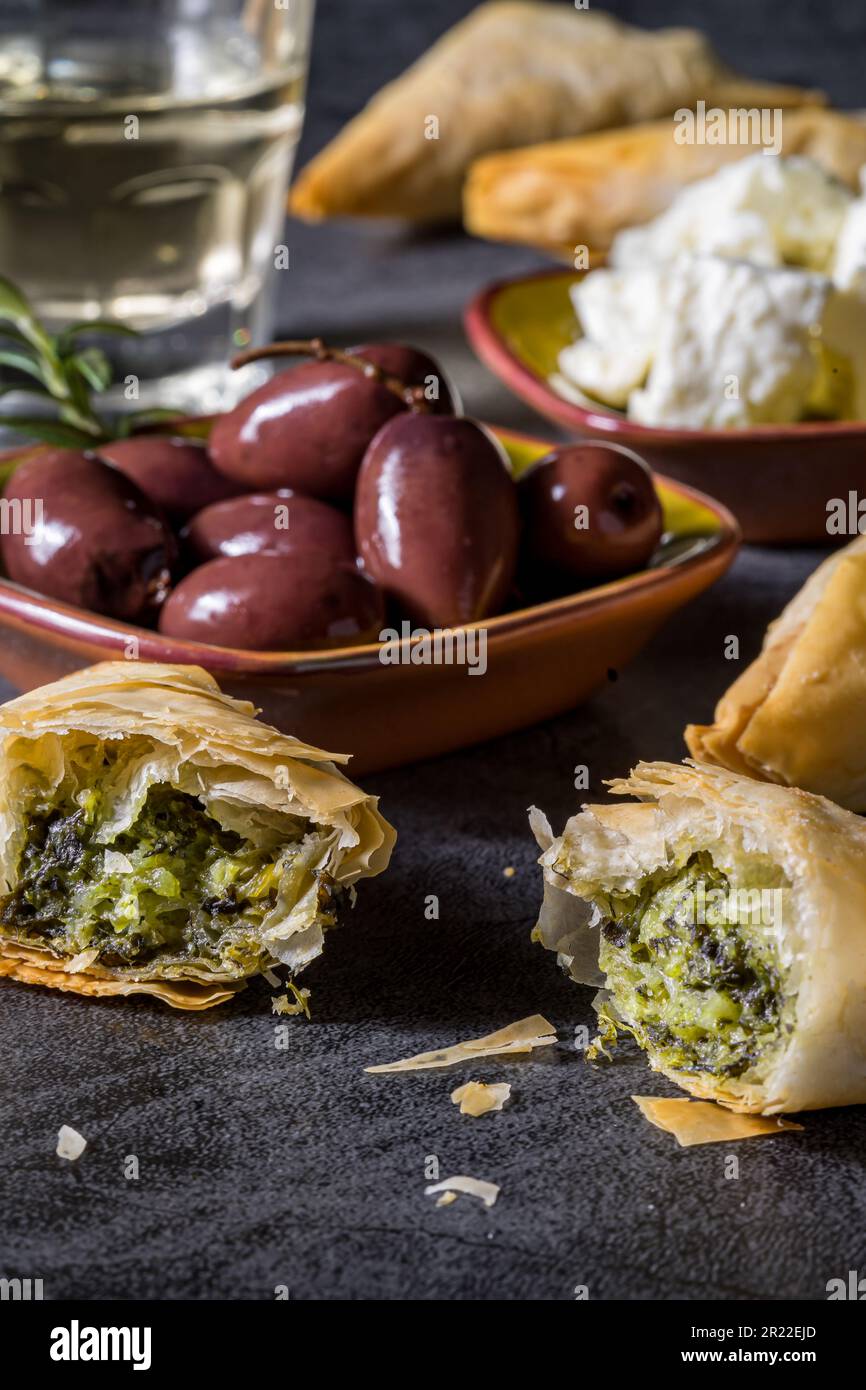 Rolled phyllo dough in hi-res stock photography and images - Alamy