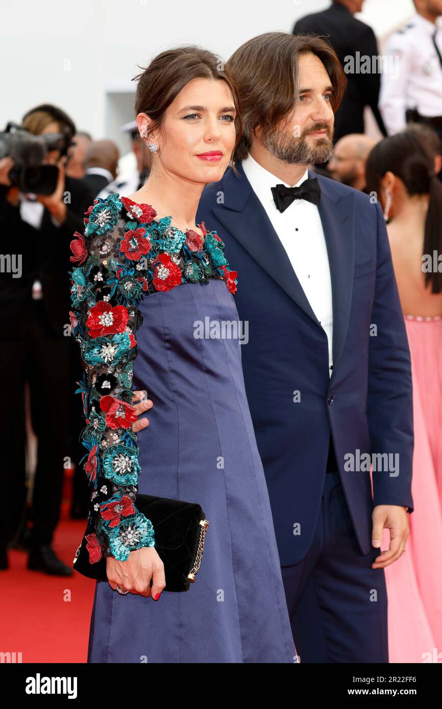 Charlotte Casiraghi and Dimitri Rassam arrive at the 'Jeanne du Barry ...