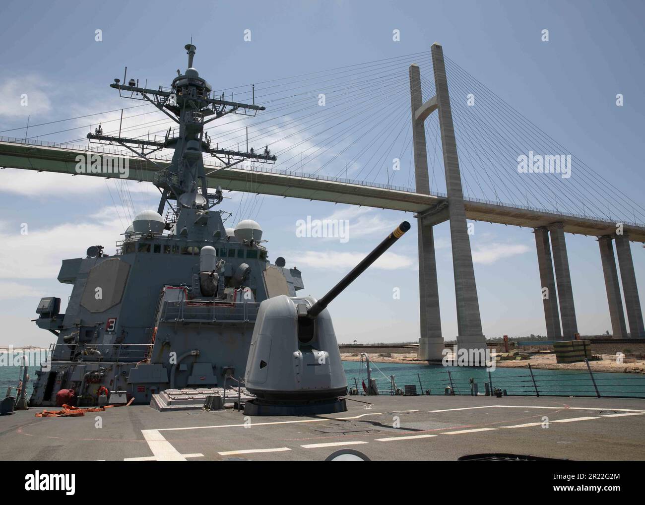230515-N-DE439-1105 SUEZ CANAL (May 15, 2023) The guided-missile ...