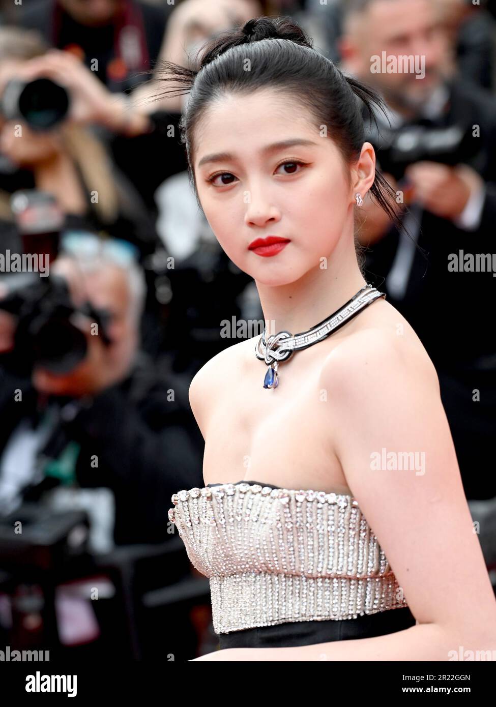 Cannes, France. 16th May, 2023. 76th Cannes Film Festival 2023, evening 1 - Opening Red Carpet ...