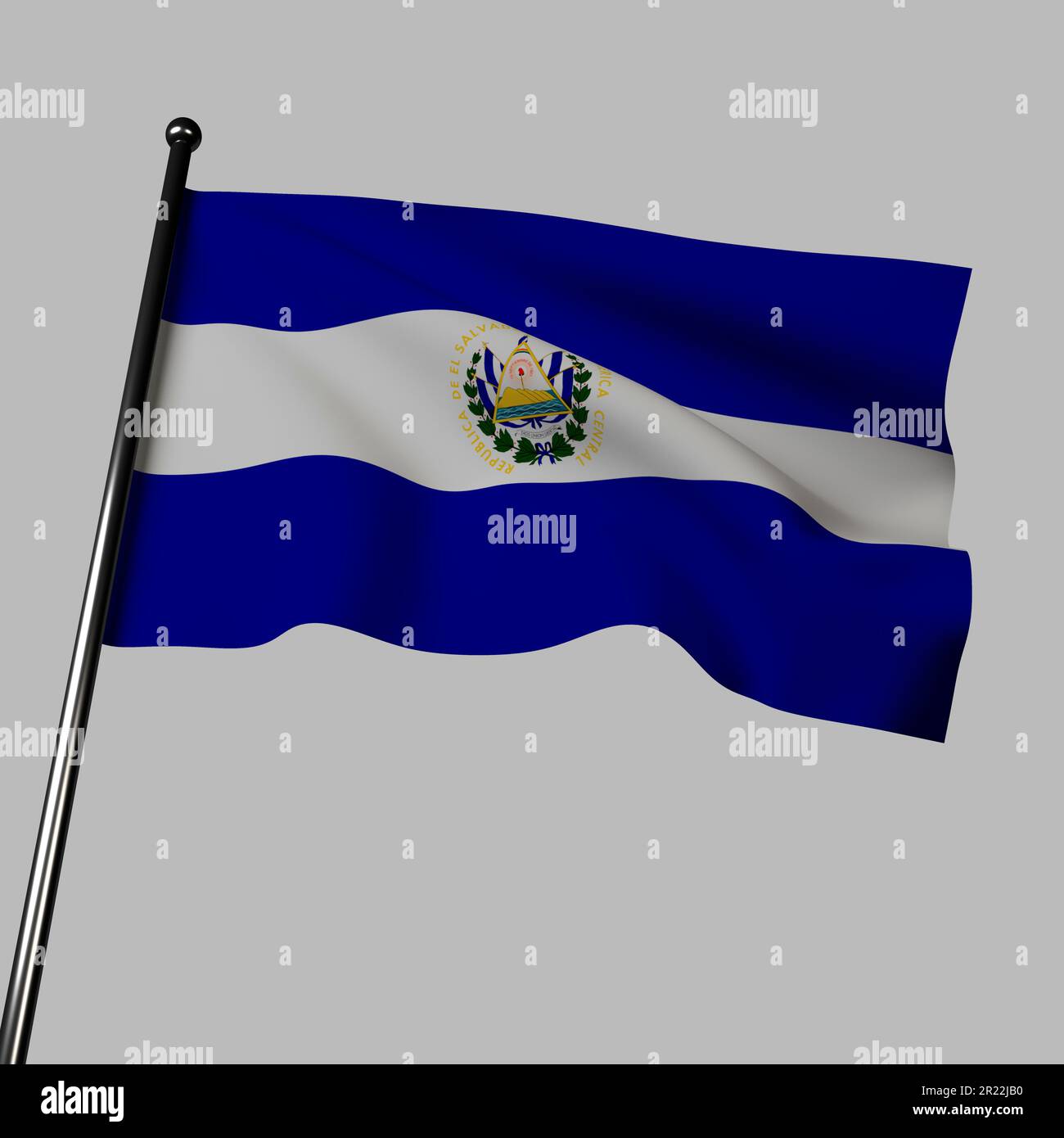 White And Blue Flag With Liberty