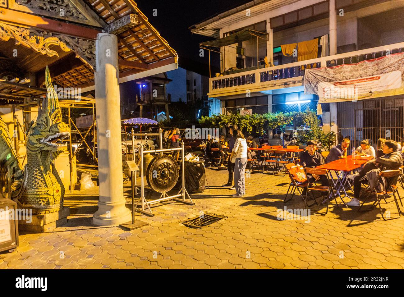 CHIANG MAI, THAILAND - DECEMBER 8, 2019: Sunday Night Market at the ...