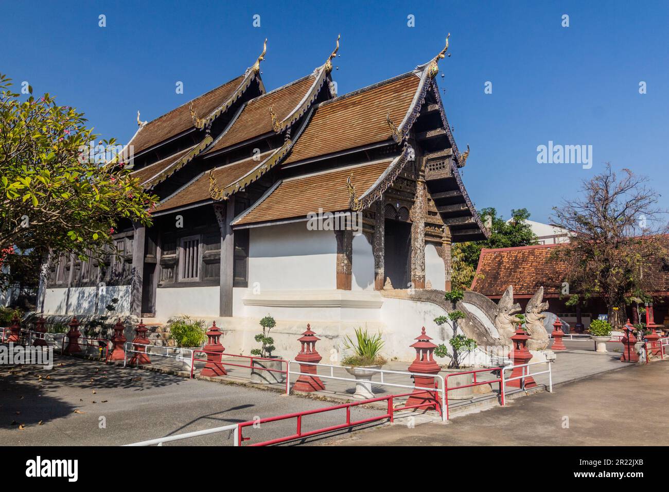 Wat Prasat temple in Chiang Mai, Thailand Stock Photo - Alamy