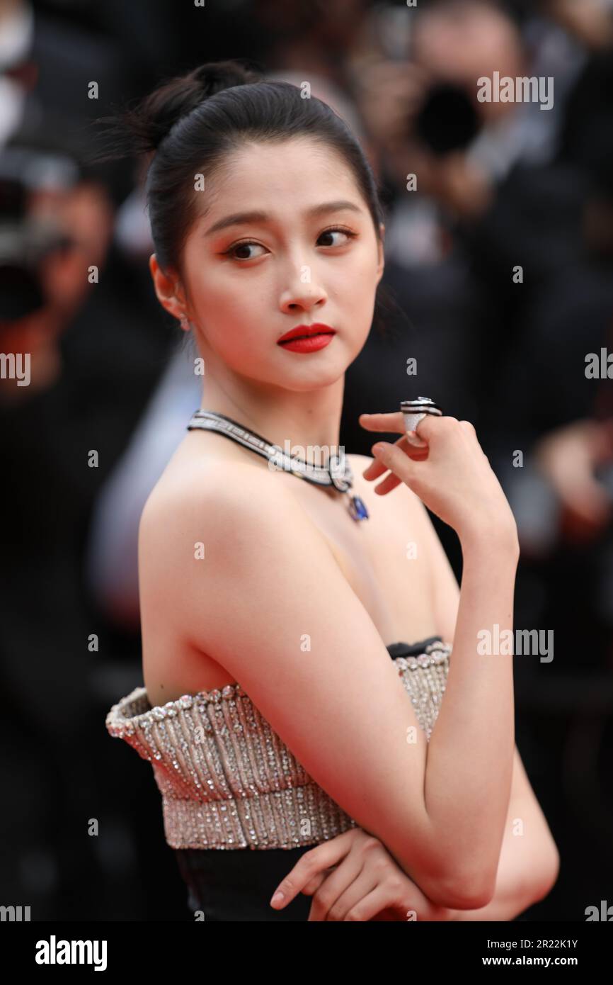 May 16, 2023, Cannes, Cote d'Azur, France: GUAN XIOATONG attends the ...