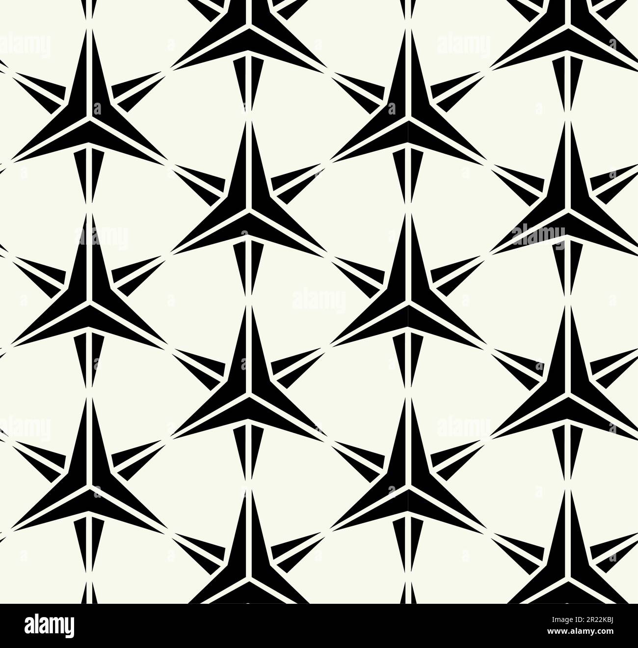 Vector monochrome geometric pattern in simple graphic design. Fashion ...