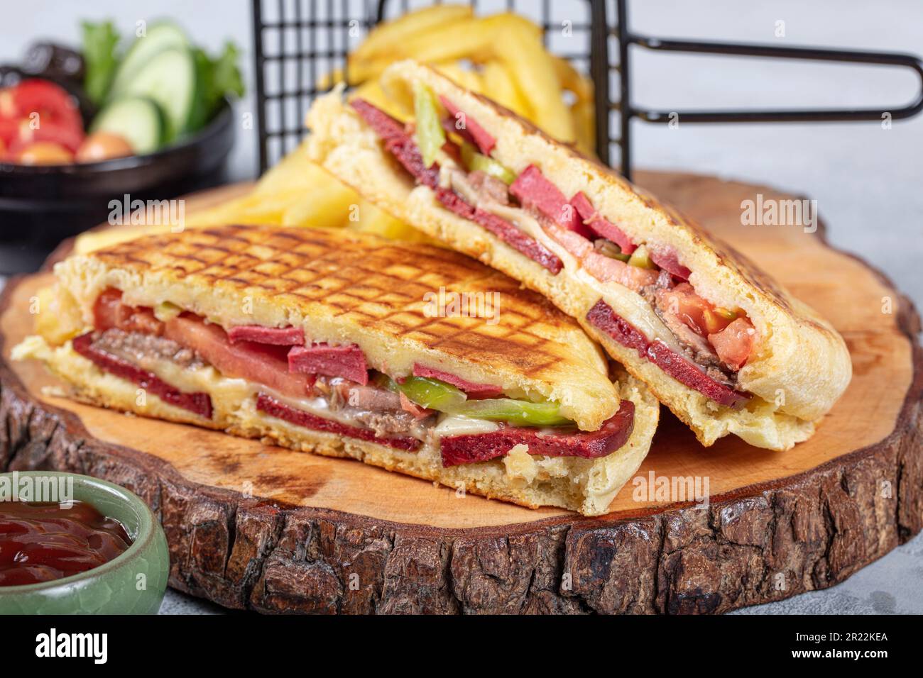 Turkish bazlama toast, flat baked bread toasted. Bazlama, Freshly baked ...