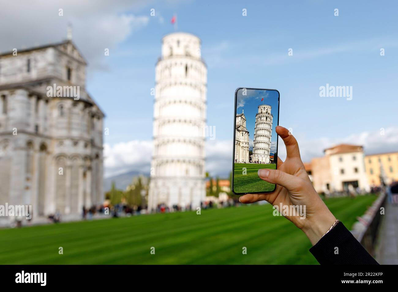 Famous leaning tower pisa during hi-res stock photography and images ...
