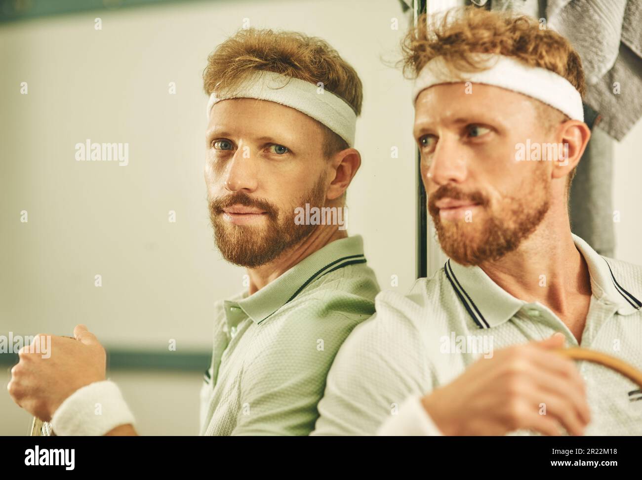 All you need to win is you. a young man in the locker room after a game ...
