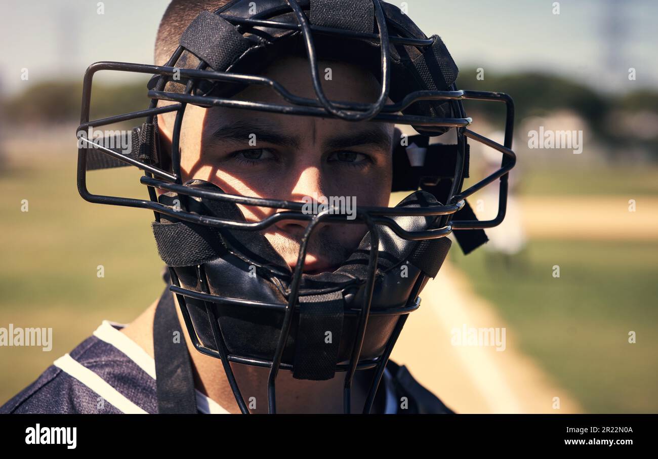 Because nobody likes getting smashed by a ball. Portrait of a young man ...