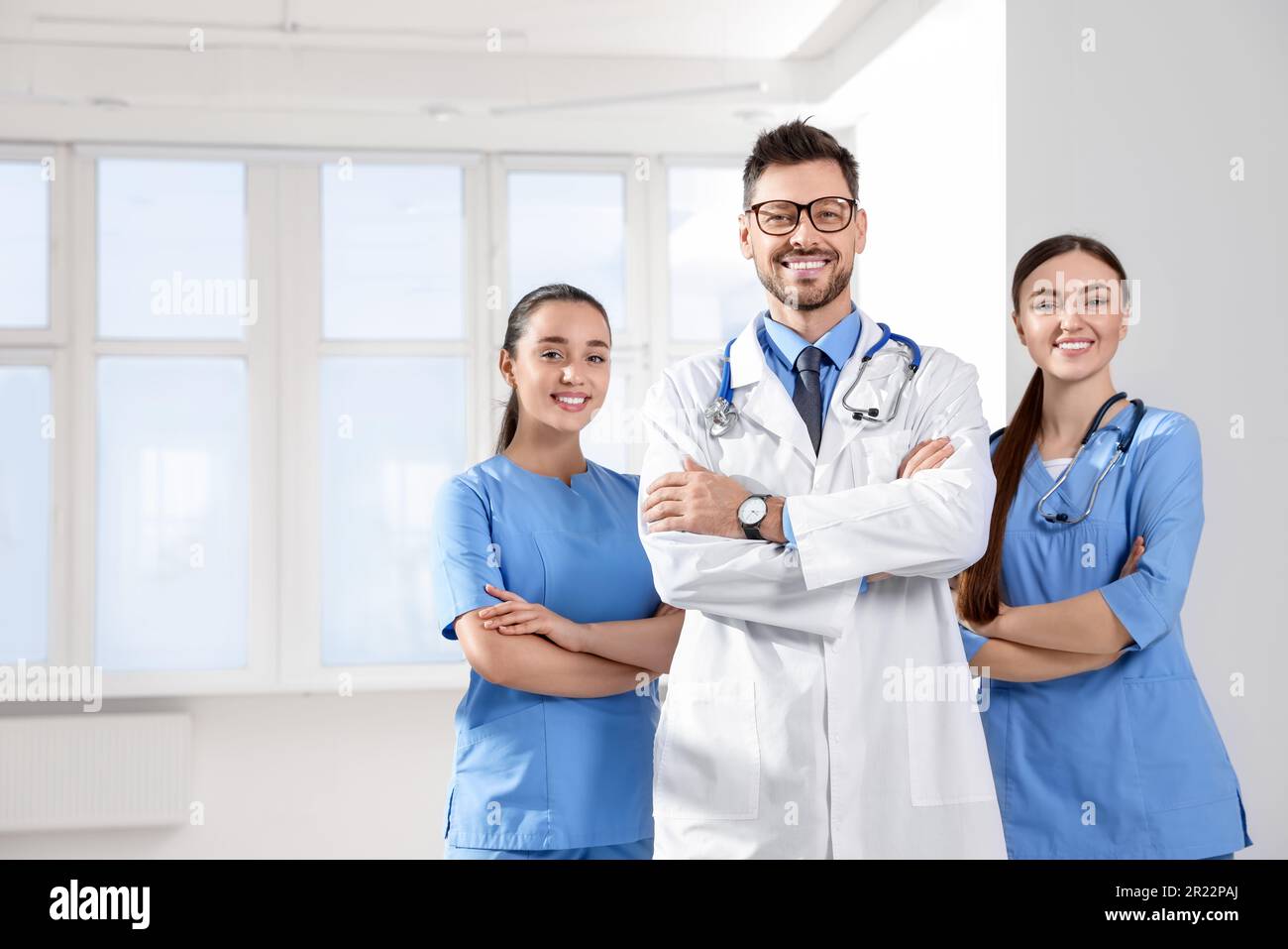 Female doctors copy space hi-res stock photography and images - Alamy