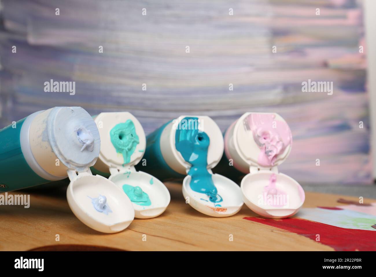 Color palette different tubes hi-res stock photography and images - Alamy