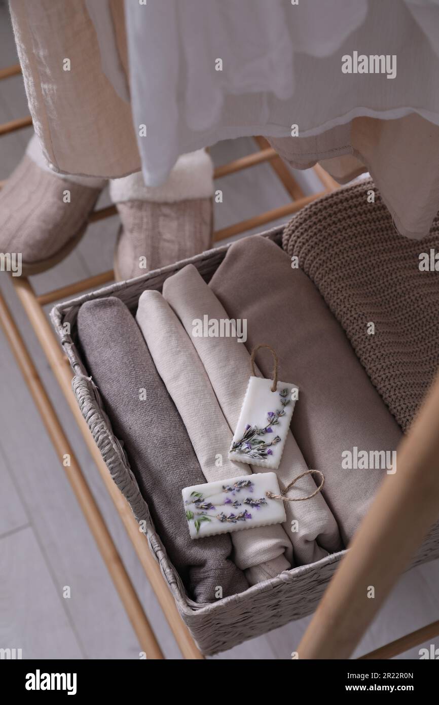 Lavender sachet clothes hi-res stock photography and images - Alamy