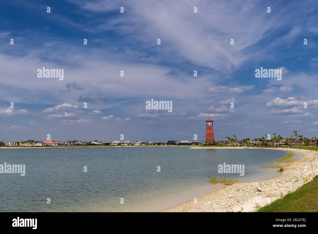 Photo of Babcock Lake in Babcock Ranch Florida on a beautiful sunny day ...