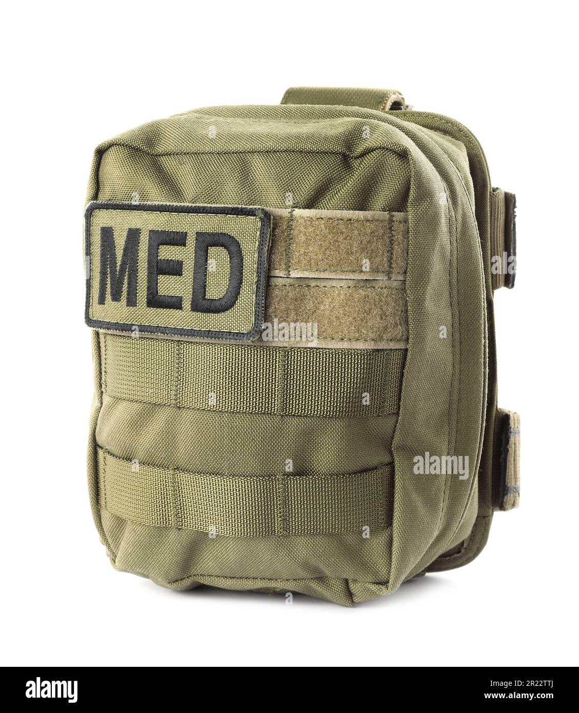 Military first aid kit isolated on white Stock Photo - Alamy