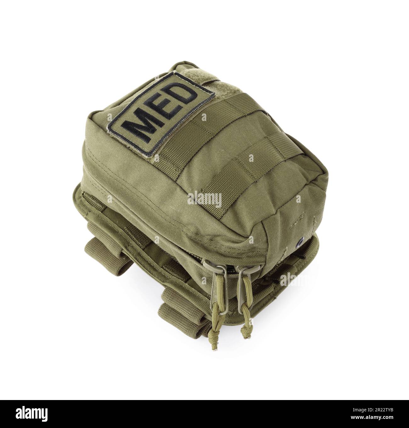 Military first aid kit isolated on white Stock Photo - Alamy