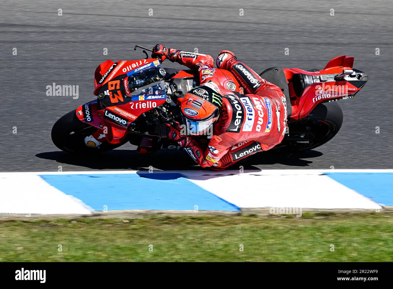 Phillip Island, Australia, 16 October, 2022. Francesco Bagnaia of Italy ...