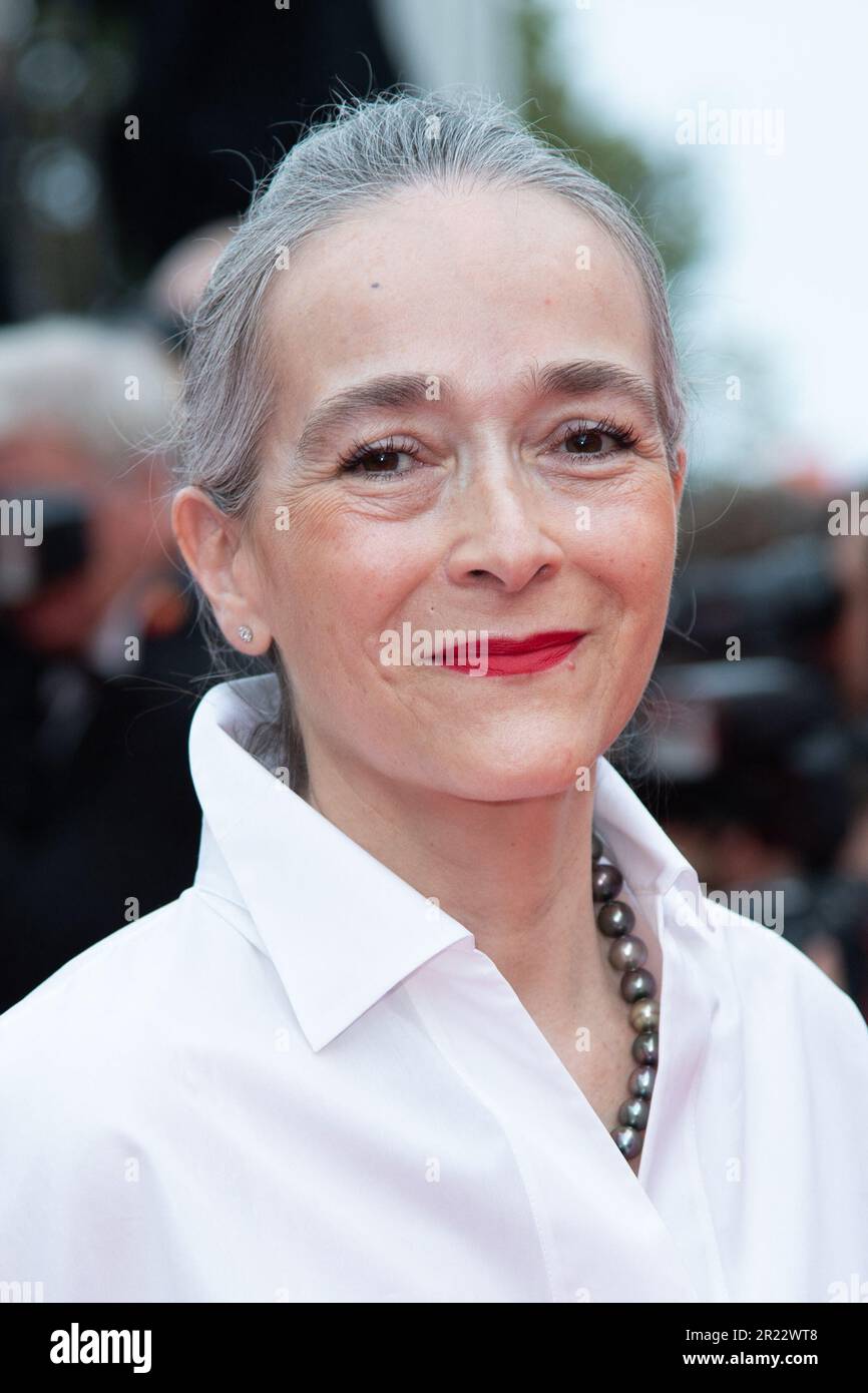 Delphine Ernotte attending the Opening Red Carpet and Jeanne du Barry ...